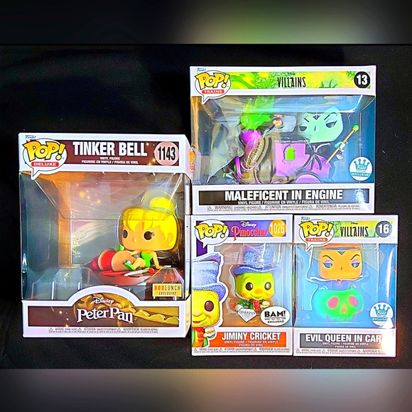 Funko | Toys | Funko Disney Excl 143 Tinkerbell 126 Jiminy Cricket 13 ...